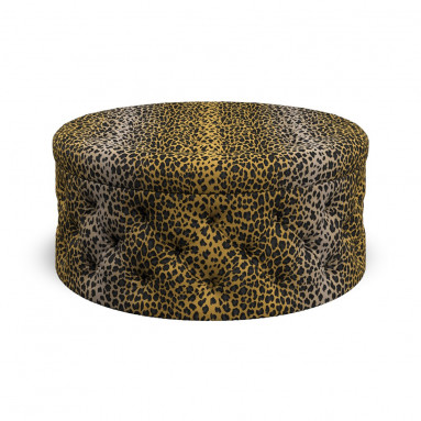 Leopard Print Ottomans, Pouffes & Footstools | Warner House