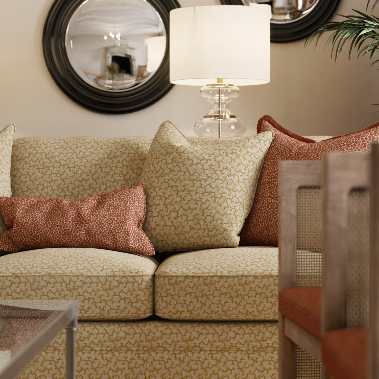 Allerton Honey Woven Fabric | Warner House