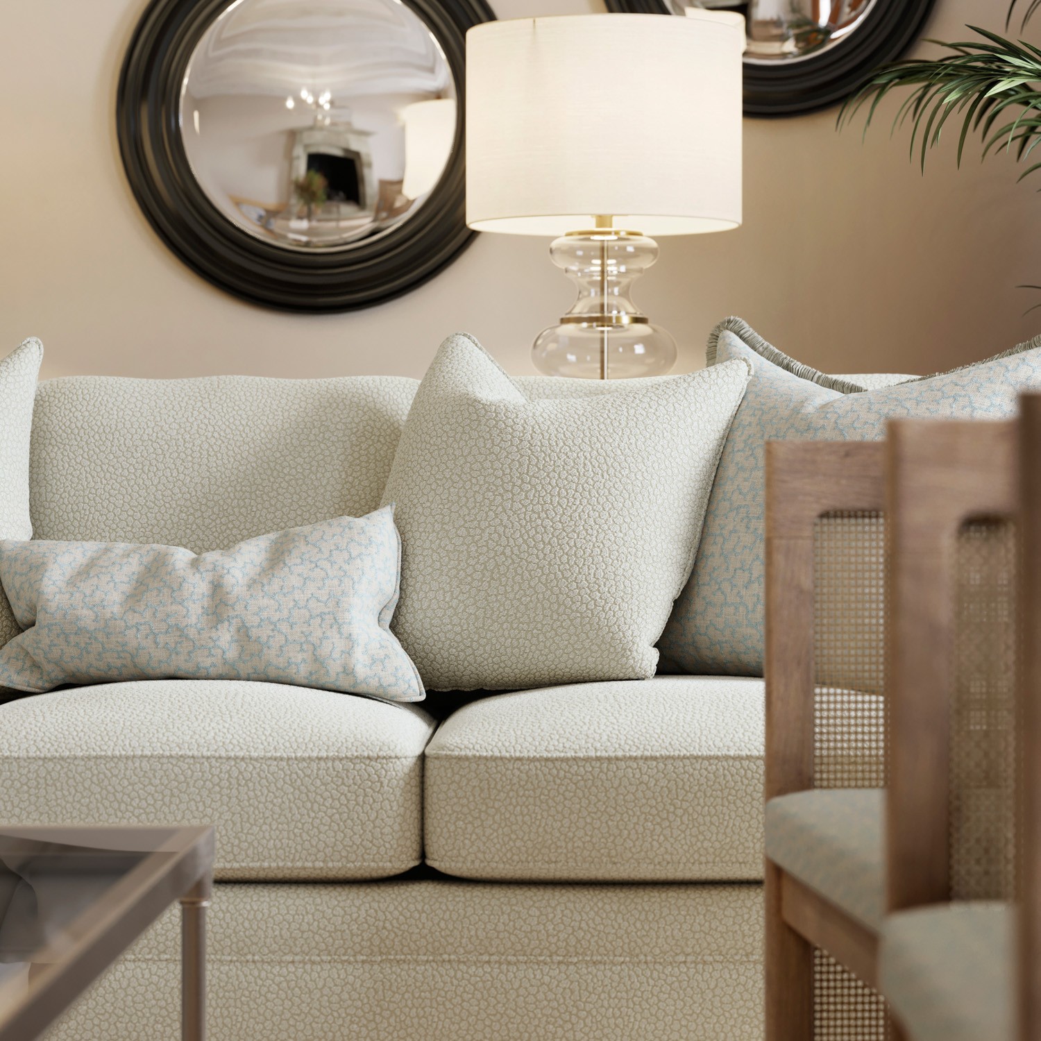 Howard Natural Woven Fabric | Warner House