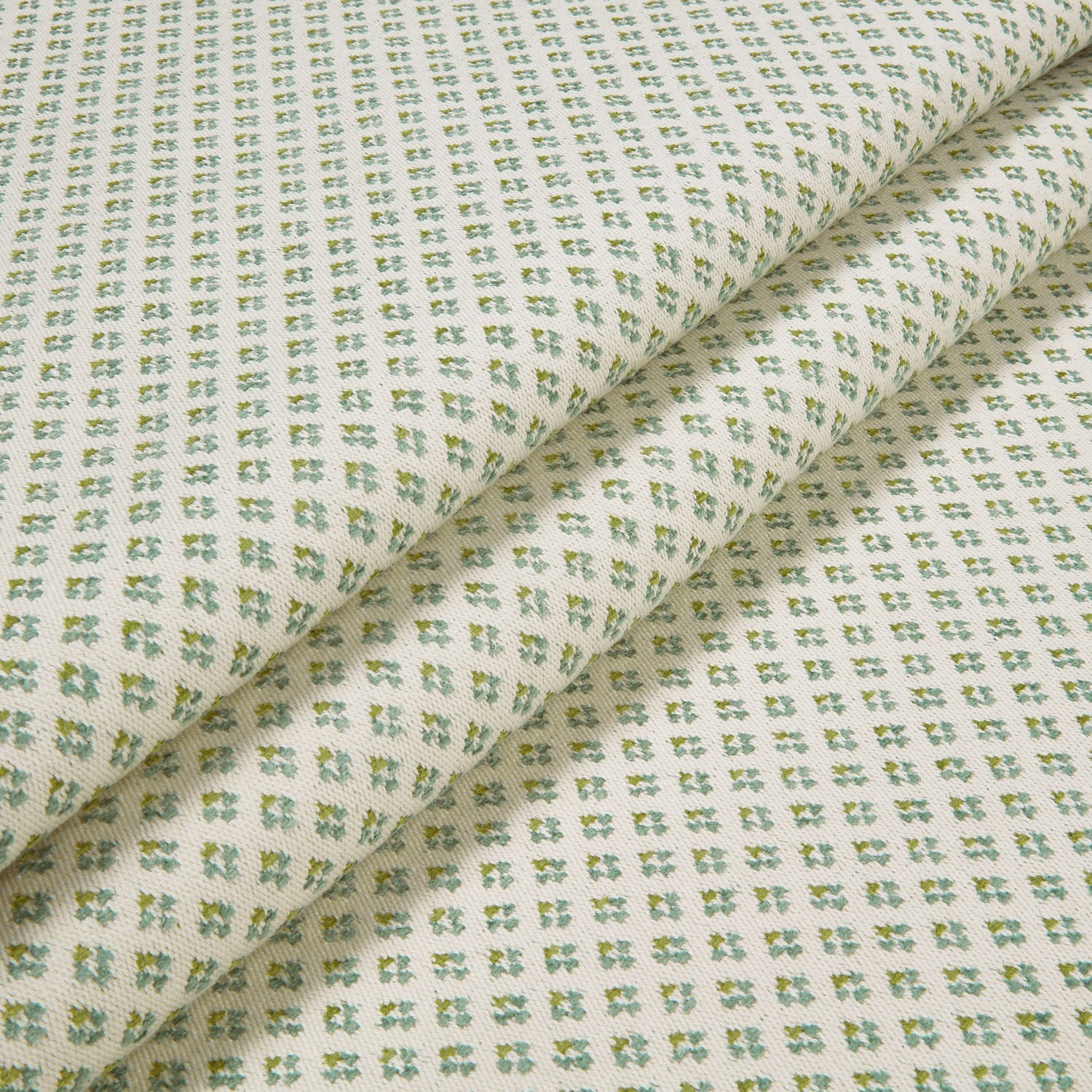 Kirby Aqua Woven Fabric | Warner House
