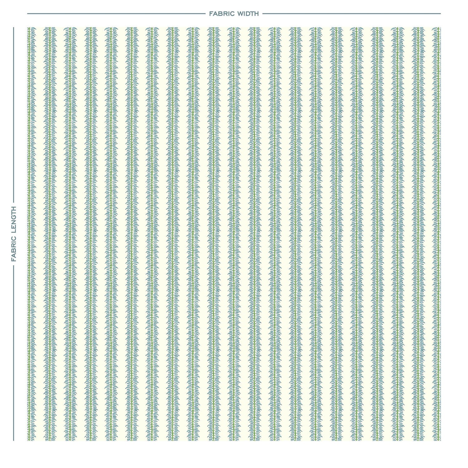 Zara Aqua Linen Mix Fabric | Warner House