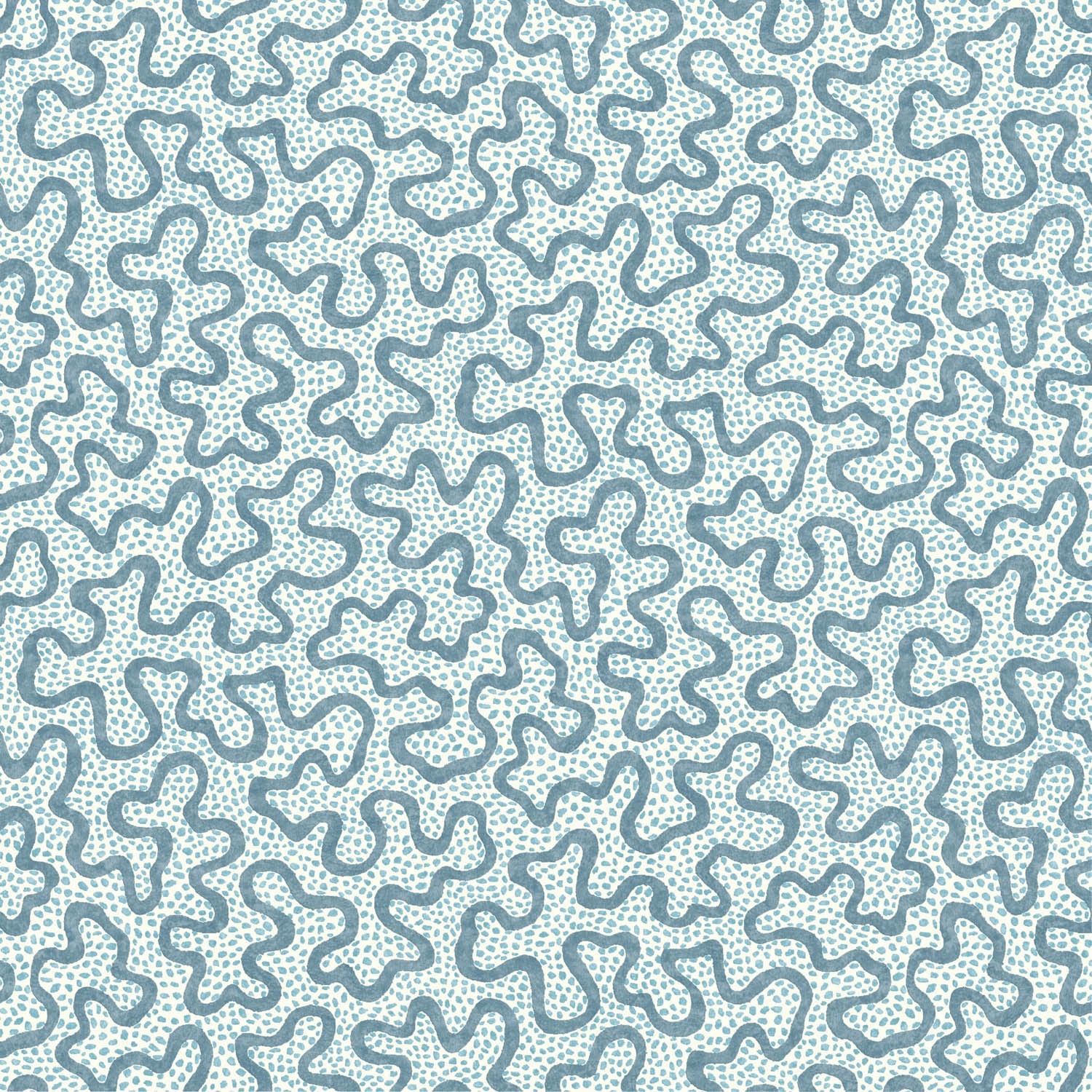Meander Ocean Wallpaper | Warner House