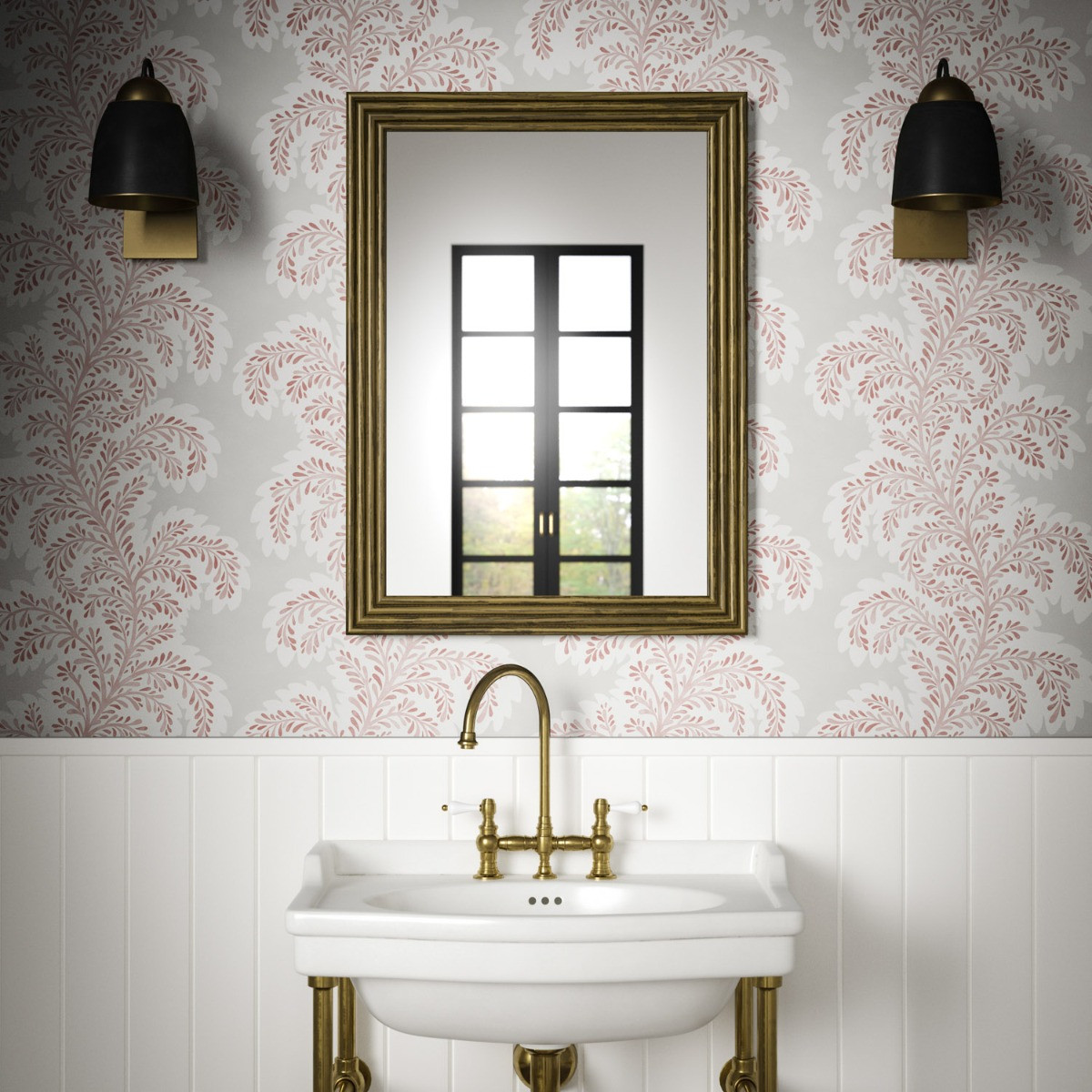 Summerby Coral Wallpaper | Warner House