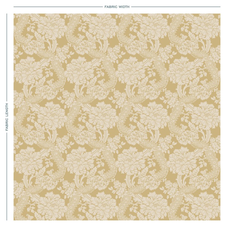 Deauville Gold Woven Fabric | Warner House