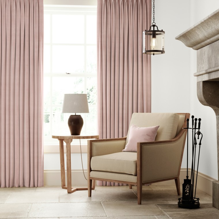 Portofino Rose Made to Measure Curtains | Warner House