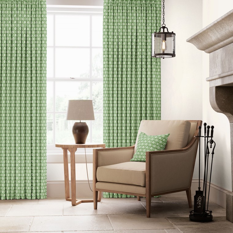Samira Apple Linen Mix Fabric | Warner House