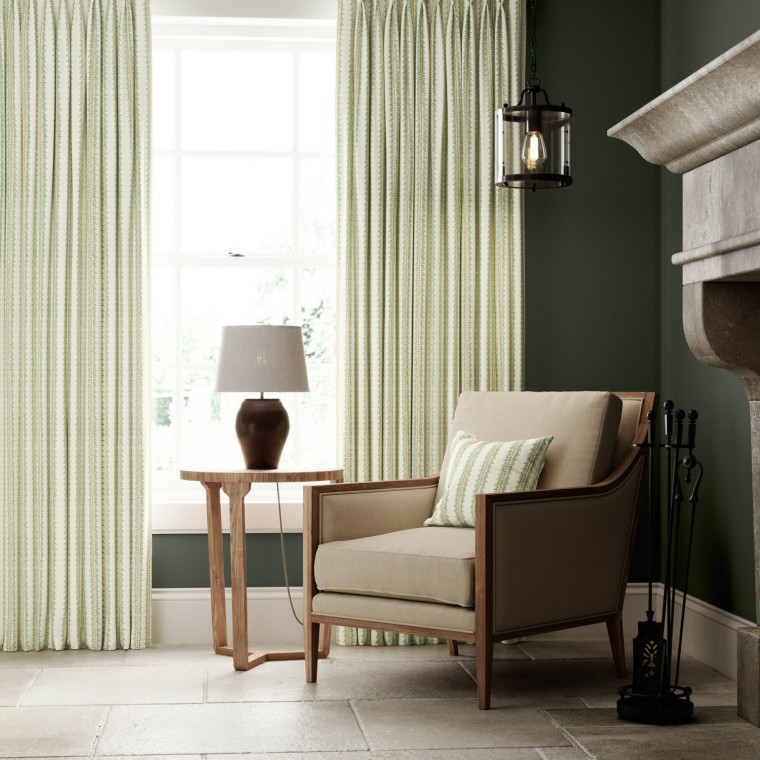 Zara Celadon Linen Mix Fabric | Warner House
