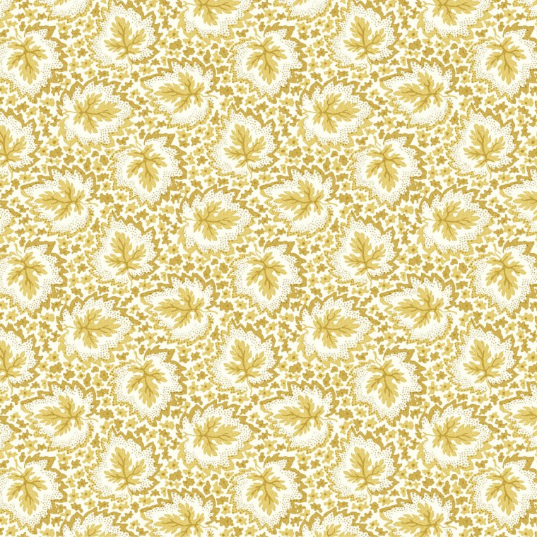 Acanthus Gold Wallpaper | Warner House