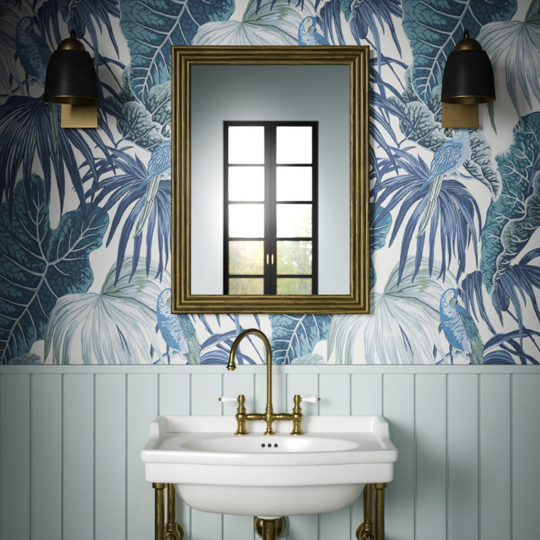 Amazon Blue Wallpaper | Warner House