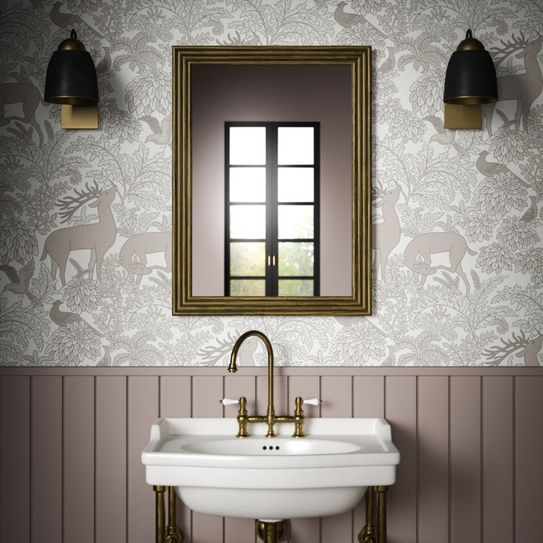 Balmoral Natural Wallpaper | Warner House
