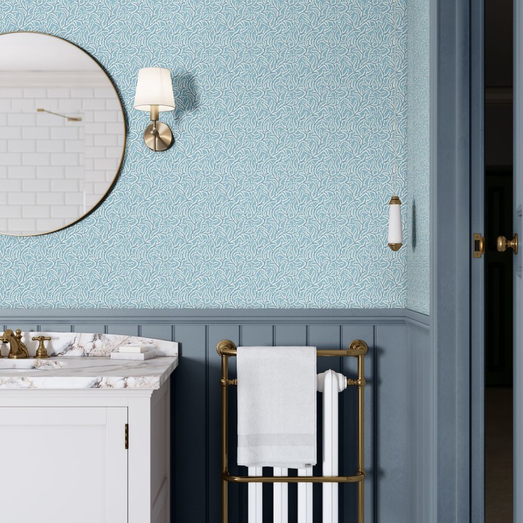 Emeline Chambray Wallpaper | Warner House