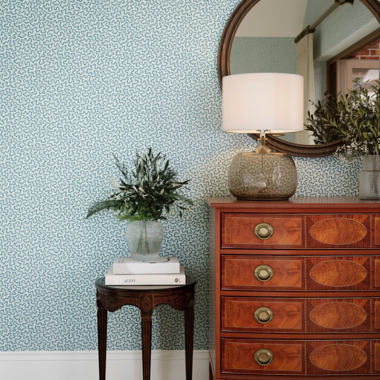Meander Ocean Wallpaper | Warner House