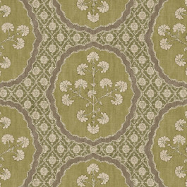 Celeste Olive Linen Mix Fabric | Warner House