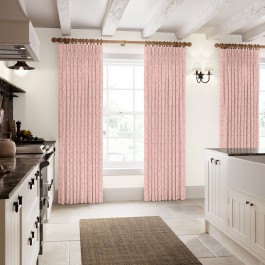 Parisa Raspberry Linen Mix Made to Measure Curtains | Warner House