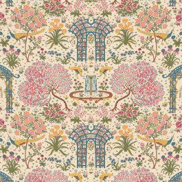 Pavone Pastel Linen Mix Fabric | Warner House