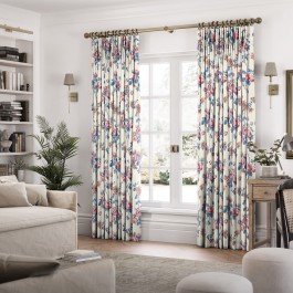 Roxburgh Raspberry Curtains | Warner House