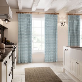 Samira Chambray Linen Mix Made to Measure Curtains | Warner House