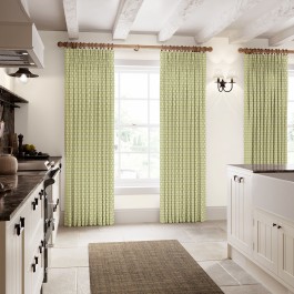 Samira Fern Linen Mix Made to Measure Curtains | Warner House