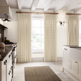 Samira Natural Linen Mix Made to Measure Curtains | Warner House