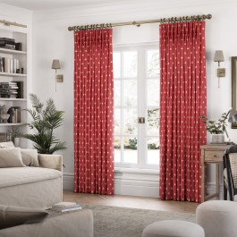 Starlight Raspberry Curtains | Warner House
