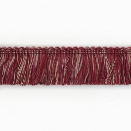 Red Brush Fringe Trimming | Warner House